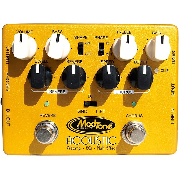 Modtone Custom Line Acoustic Preamp Pedal Regular | Reverb