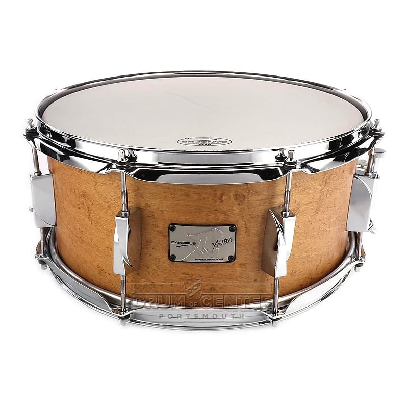 Canopus Yaiba Maple Snare Drum 14x6.5 Antique Natural Matte | Reverb