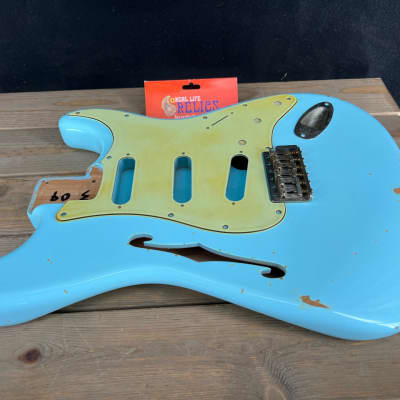 Real Life Relics Thinline F Hole Strat® Stratocaster® Body | Reverb