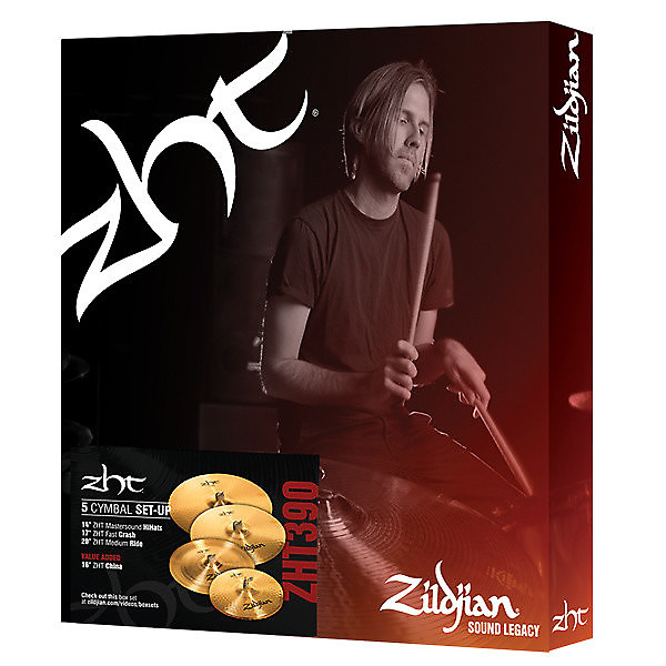 Zildjian ZHT Cymbal Pack W/14" Hi Hats, 17" Fast Crash, 20" | Reverb