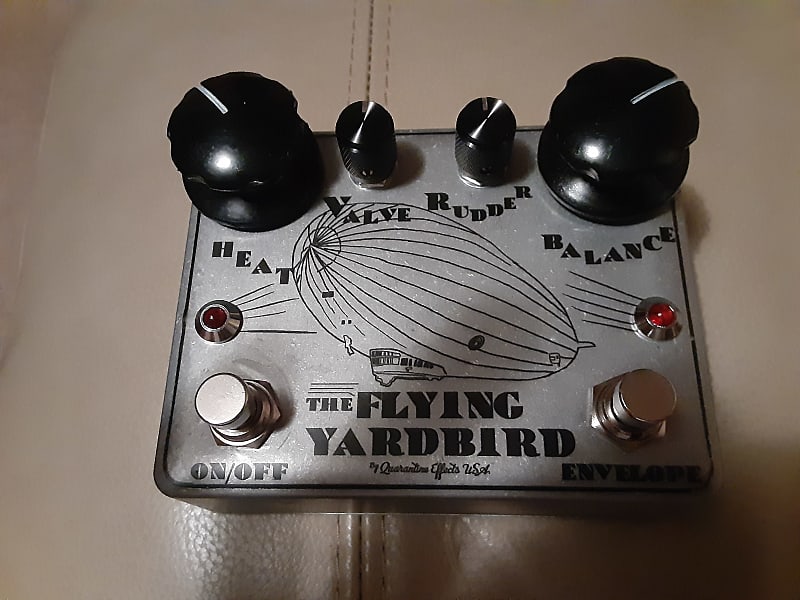 Quarantine effects usa The flying yardbird 2022 Silver/black | Reverb