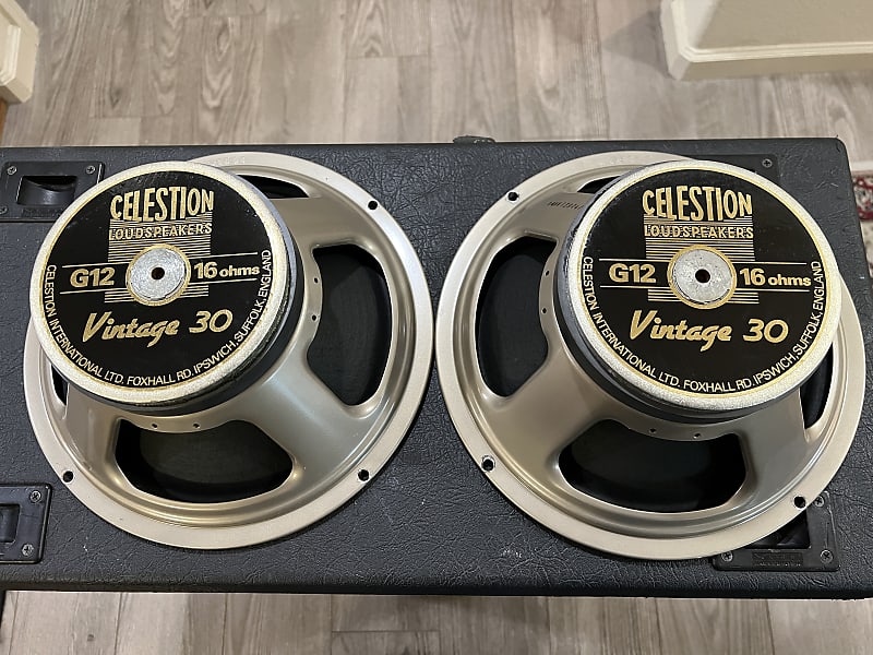 Celestion G12 Vintage 30 pair - made in UK | Reverb