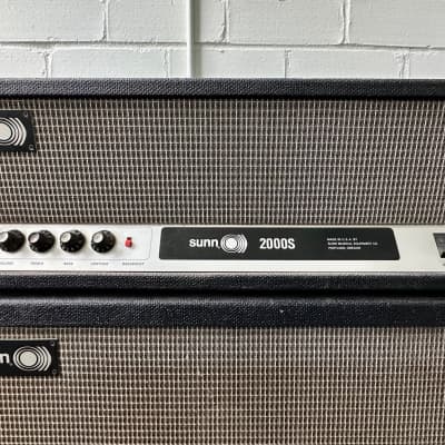 Sunn 2000s Tube Bass Guitar Amplifier Head w/ Cabinet | | Reverb