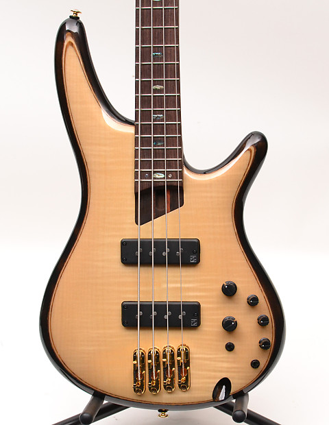 Ibanez SR Premium SR1400 Electric Bass Guitar Natural | Reverb