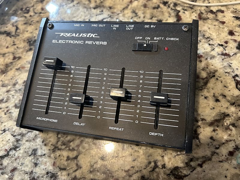 Realistic Electronic Reverb / Echo / Overdrive [BBD Analog | Reverb