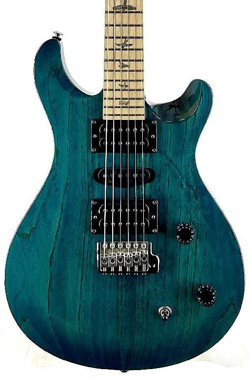 Paul Reed Smith PRS SE Swamp Ash Iri Blue Maple neck Maple | Reverb