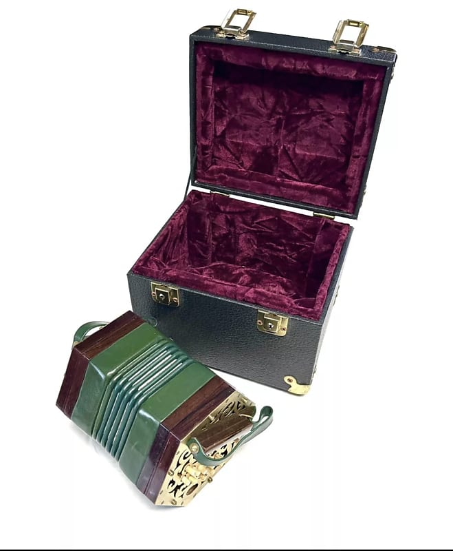 Jones Miniature 22 Button C/G Anglo Concertina | Reverb