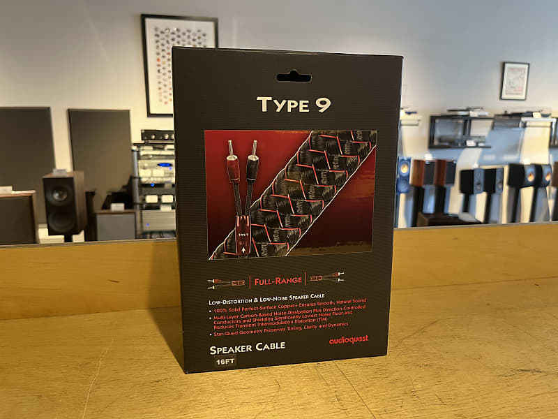 AudioQuest Type 9 Speaker Cable - 16ft - Open Box Trade Back | Reverb