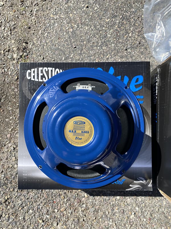 Celestion Alnico Blue 8 ohm single speaker | Reverb