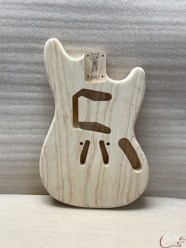 Guitar Mill Stang-Style Body / 1 pc. Ultra Light Swamp Ash / | Reverb