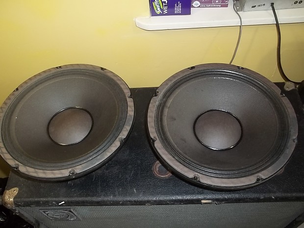 Vintage Ev Force 12" PAIR Guitar Speakers 8 OHMS 'Perfect | Reverb