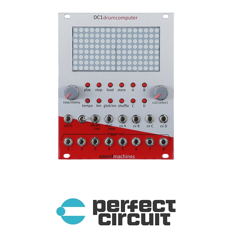 Soundmachines Dc1 Drum Computer Trigger Sequencer [demo] Reverb