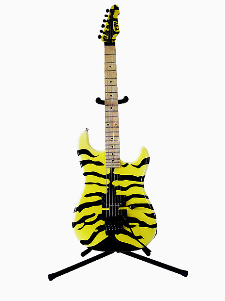 ESP M1 Tiger 2005 yellow and black | Reverb