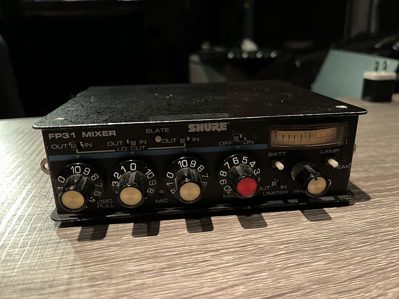 Shure FP31 Portable 3-Channel Mixer 90s | Reverb