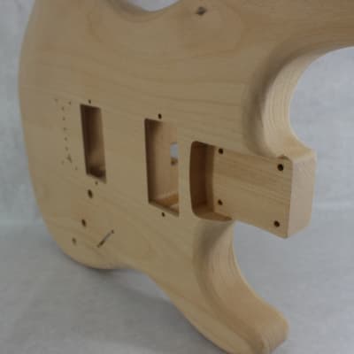 Unfinished Alder HxH Hardtail guitar body - fits Fender Strat | Reverb