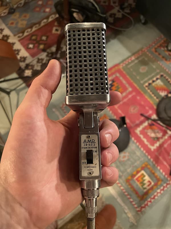 AMD dynamic microphone 1950s | Reverb