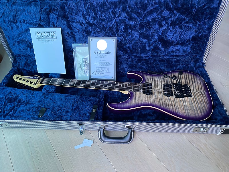 Schecter Guitar Research USA Sunset 24 FR Electric Guitar | Reverb