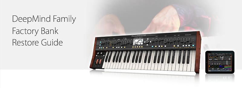 Behringer DeepMind Family Factory Restore Guide | Reverb