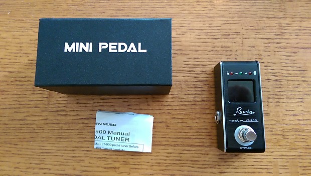 Rowin LT-900 Pedal Tuner Black | Reverb
