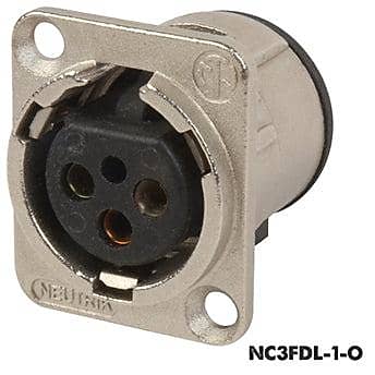 Rapco NC3FD L10 Neutrik Panel Mount | Reverb