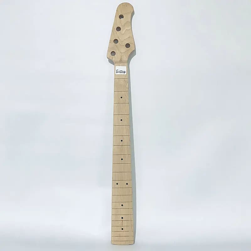 Unfinished 5 String Bass Maple Neck and 21 Frets Fingerboard | Reverb