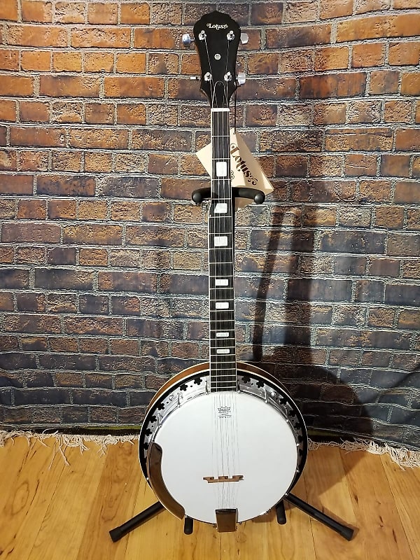 Lotus Vintage NOS LB5 5-String Banjo Natural | Reverb
