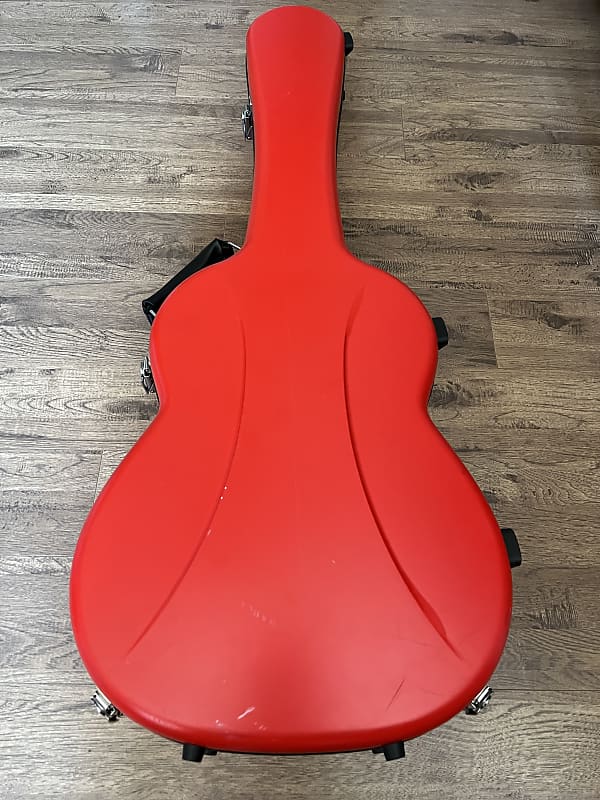 Visesnut Classcal Guitar Flight Case - Red | Reverb