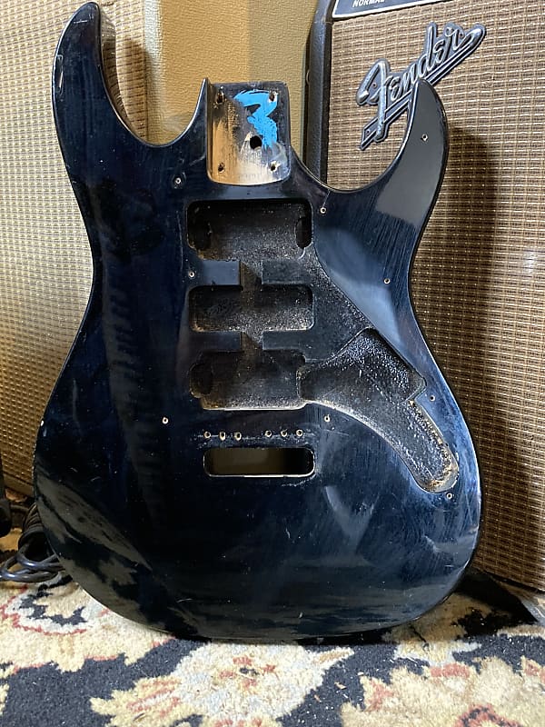 Replacement Super Strat Body Ibanez? - Black | Reverb