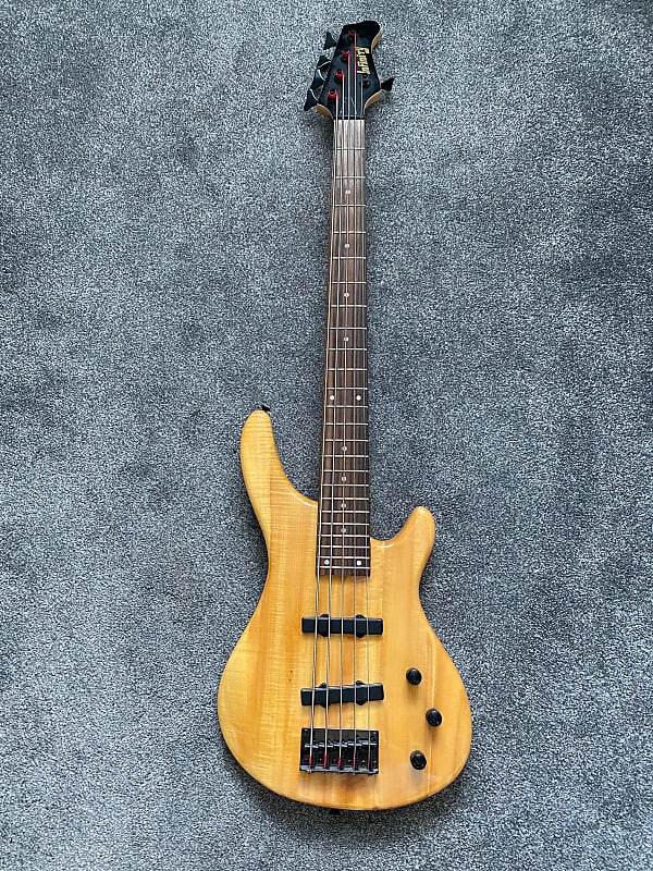 Infinity 5 String Bass Guitar Varnished Wood | Reverb