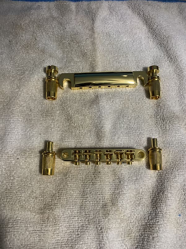 Gold Tune-O-Matic Bridge & Tailpiece | Reverb