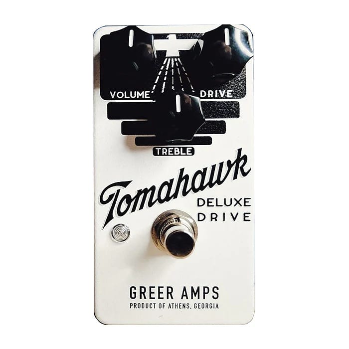 Greer Amps White Tomahawk Deluxe Drive | Reverb