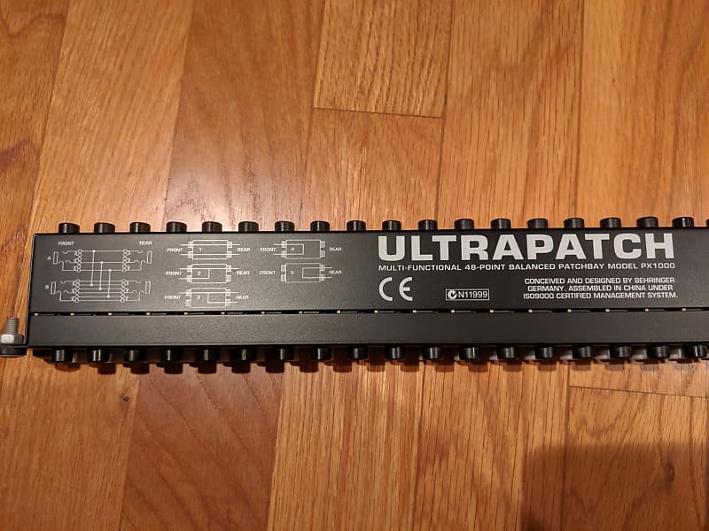 Behringer Ultrapatch PX1000 48-Point TRS Patchbay with 12 | Reverb