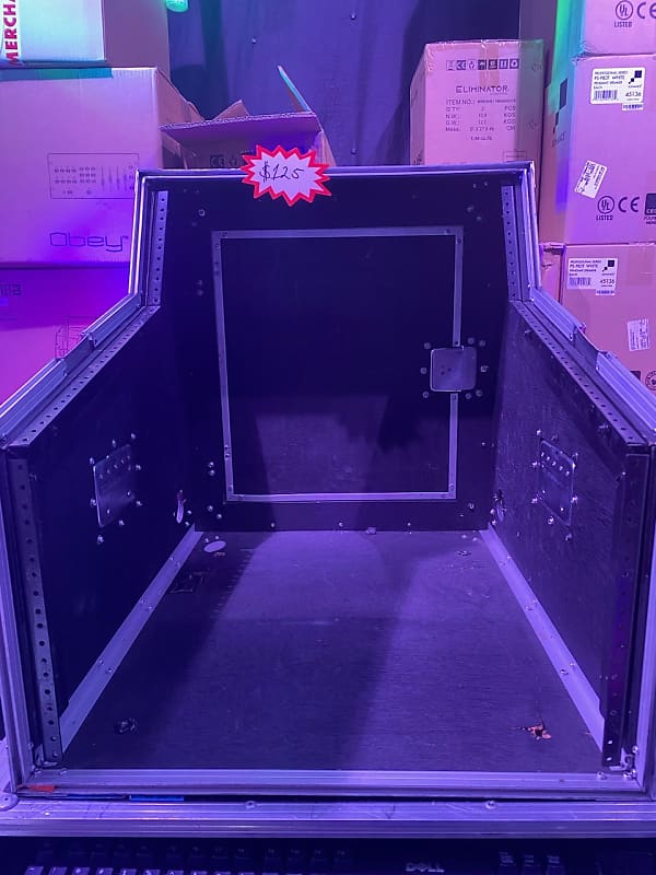 Odyssey Slant-Top Console Rack Case 15U Top 8U Front | Reverb