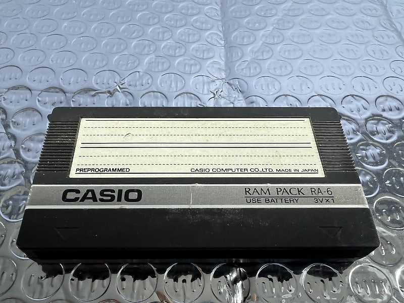 Casio RA-6 Ram Pack Cartridge for CZ synths | Reverb