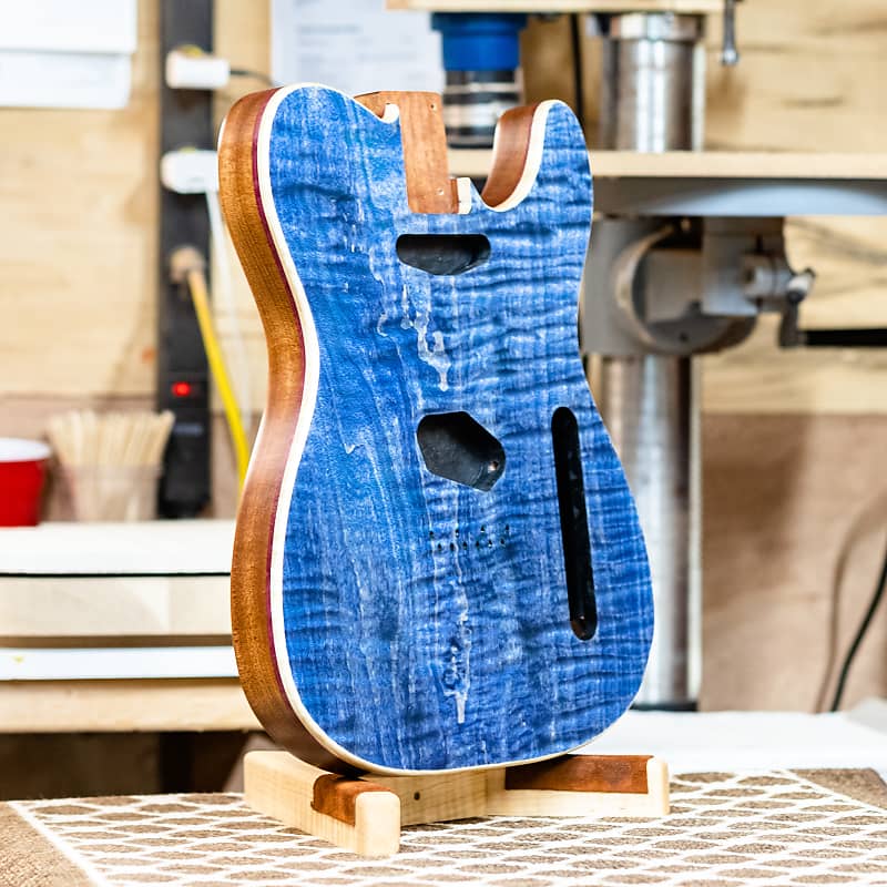 Flamed Maple Tele Body / Maple & Mahogany Tele | Reverb