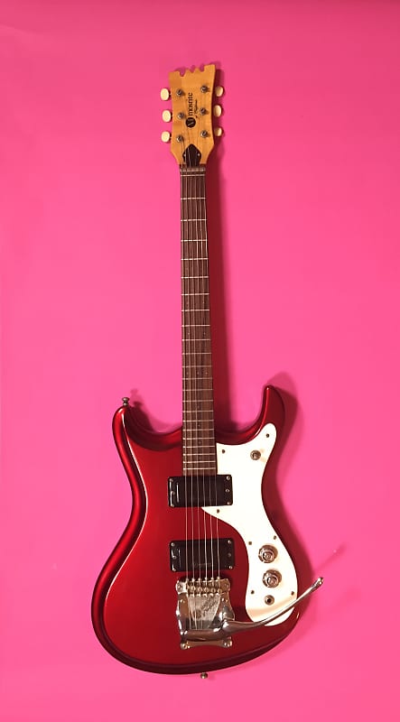 Mosrite Mark V 1967 Candy Apple Red | Reverb