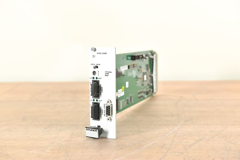 Studer MADI I/O Card for D21m Modular I/O System CG003EY | Reverb