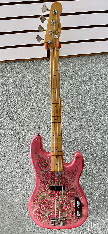 Fender Precision '68 Pink Paisley Bass | Reverb