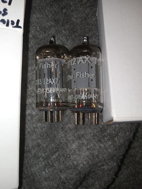 2 Excellent Telefunken smooth plate 12ax7 tubes | Reverb UK