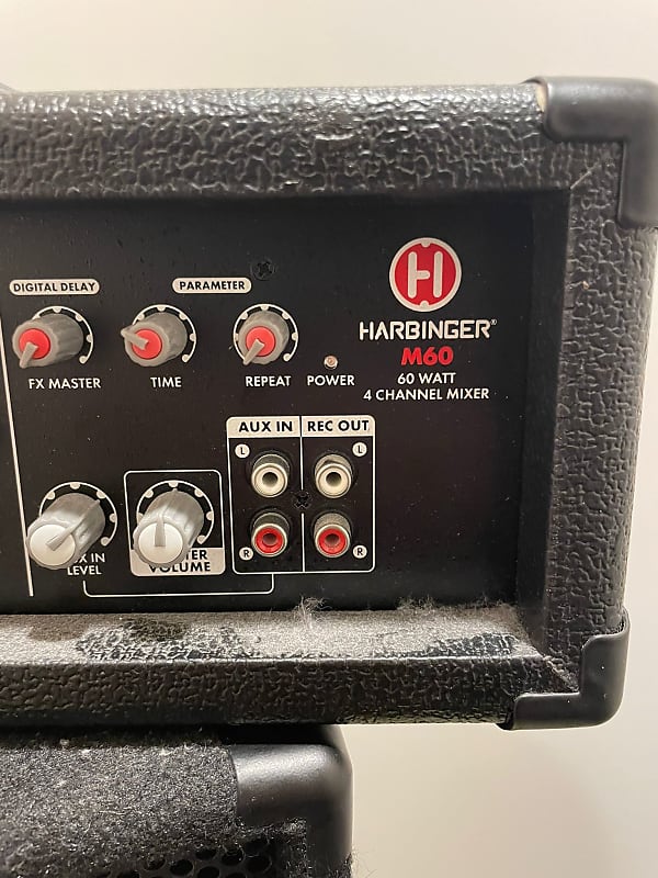Harbinger M60 3 piece PA mixer/speaker set (60watt) | Reverb