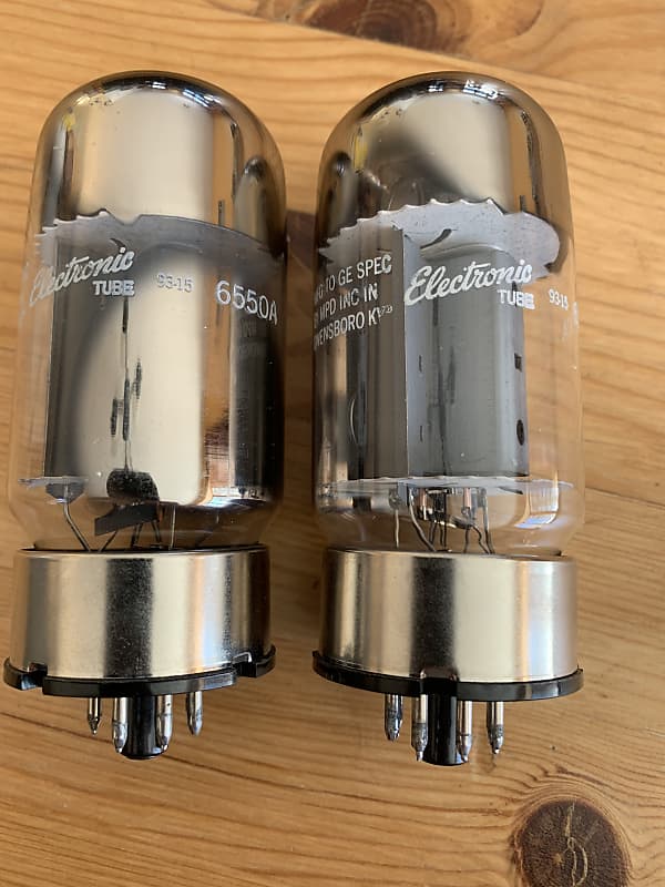 Fender 6550A GE 1970 (Matched Pair) | Reverb