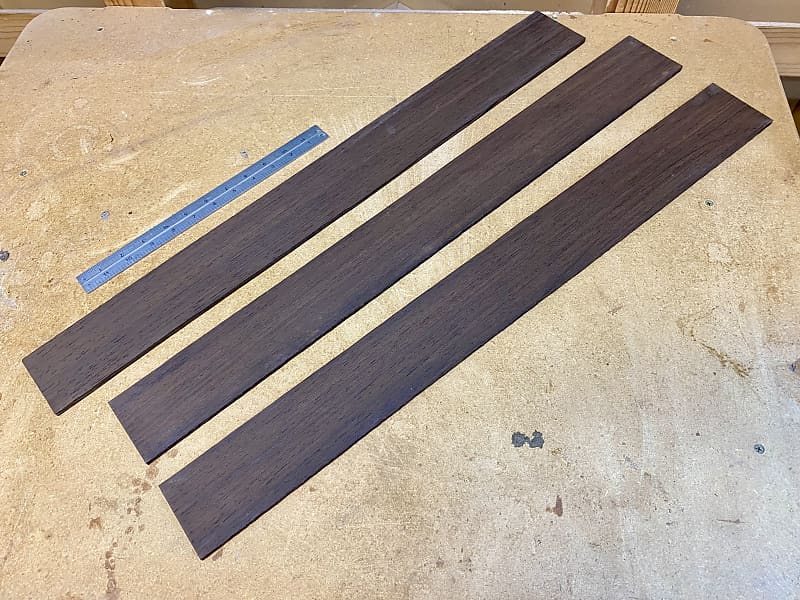 Wenge Fretboard Blanks - 4 String Bass | Reverb