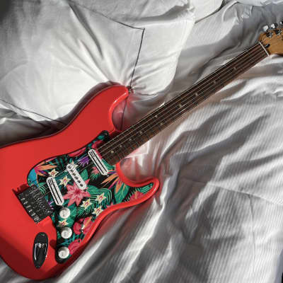 2021 Fender Player Plus Fiesta Red Hardtail Stratocaster | Reverb