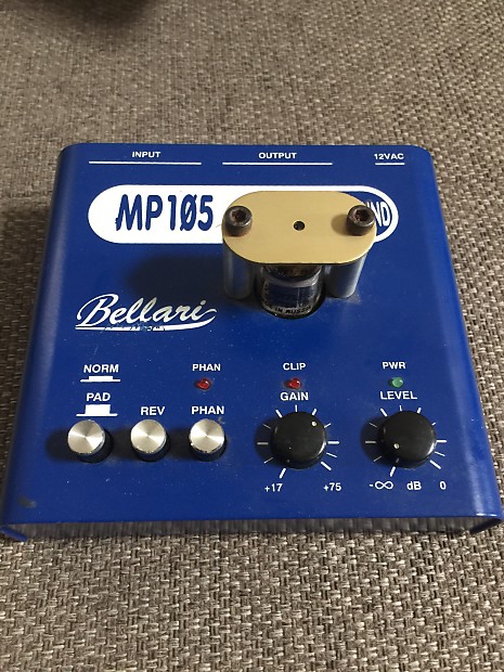 Rolls Mp507 tube mic pre bellari xlr 12ax7 preamp with 12v | Reverb