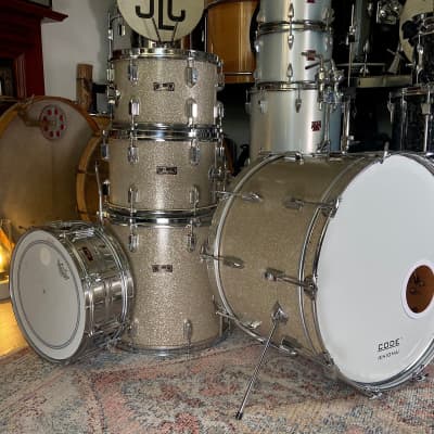 Pearl 'Thunder-King Outfit' Vintage Drum Kit inc Snare Drum - | Reverb