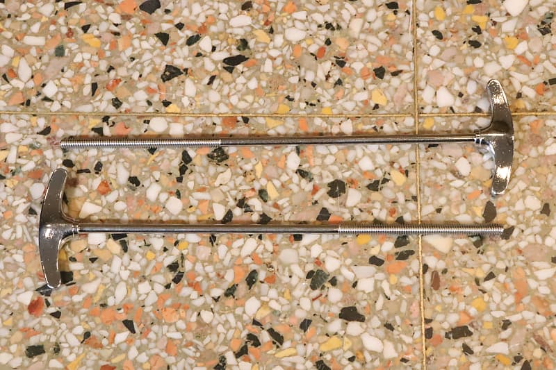 Ludwig 7-1/2" Chrome T Rods 2pk Vintage 1960 / 70's #2 | Reverb