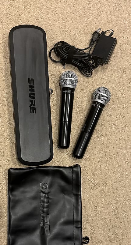 Shure PG88 and PG58 - Black | Reverb