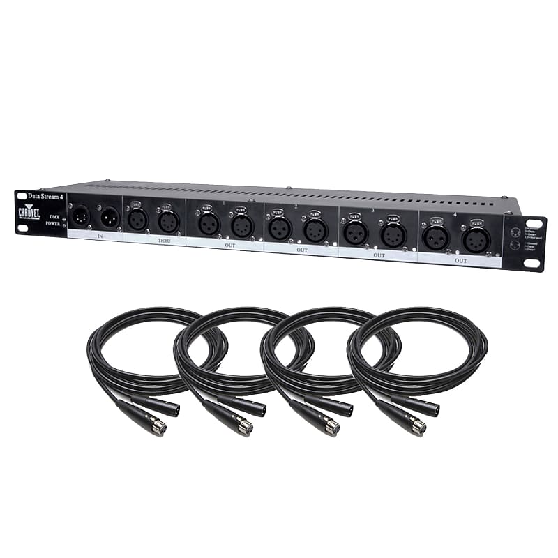 Chauvet DJ Data Stream 4 Universal 3/5 Pin DMX Optical | Reverb