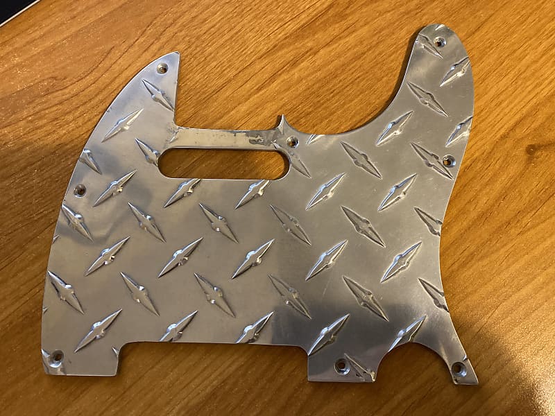 Telecaster Diamond Plate Metal Pickguard | Reverb