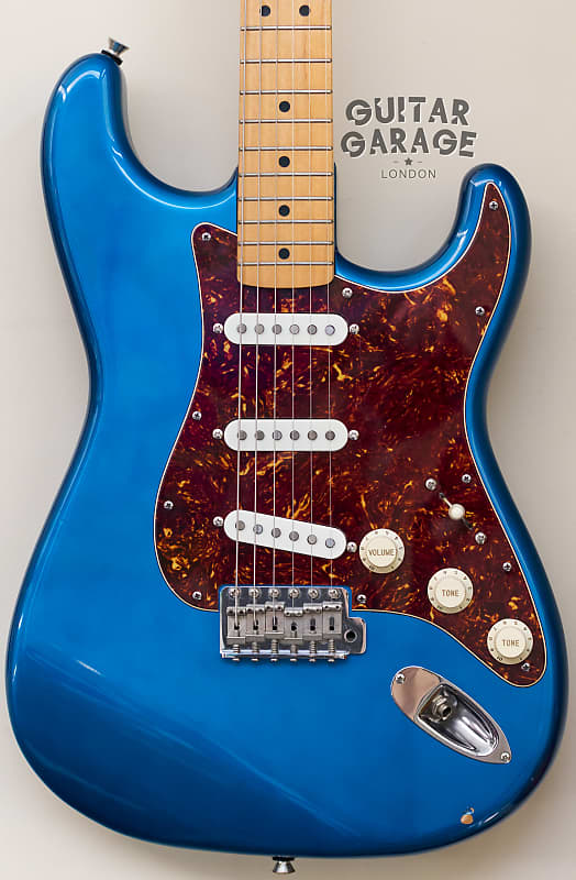 1990 Fender Japan Stratocaster Lake Placid Blue Metallic | Reverb